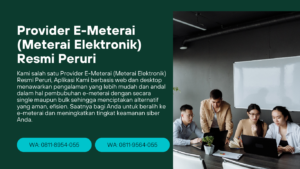 Provider E-Meterai (Meterai Elektronik) Resmi Peruri